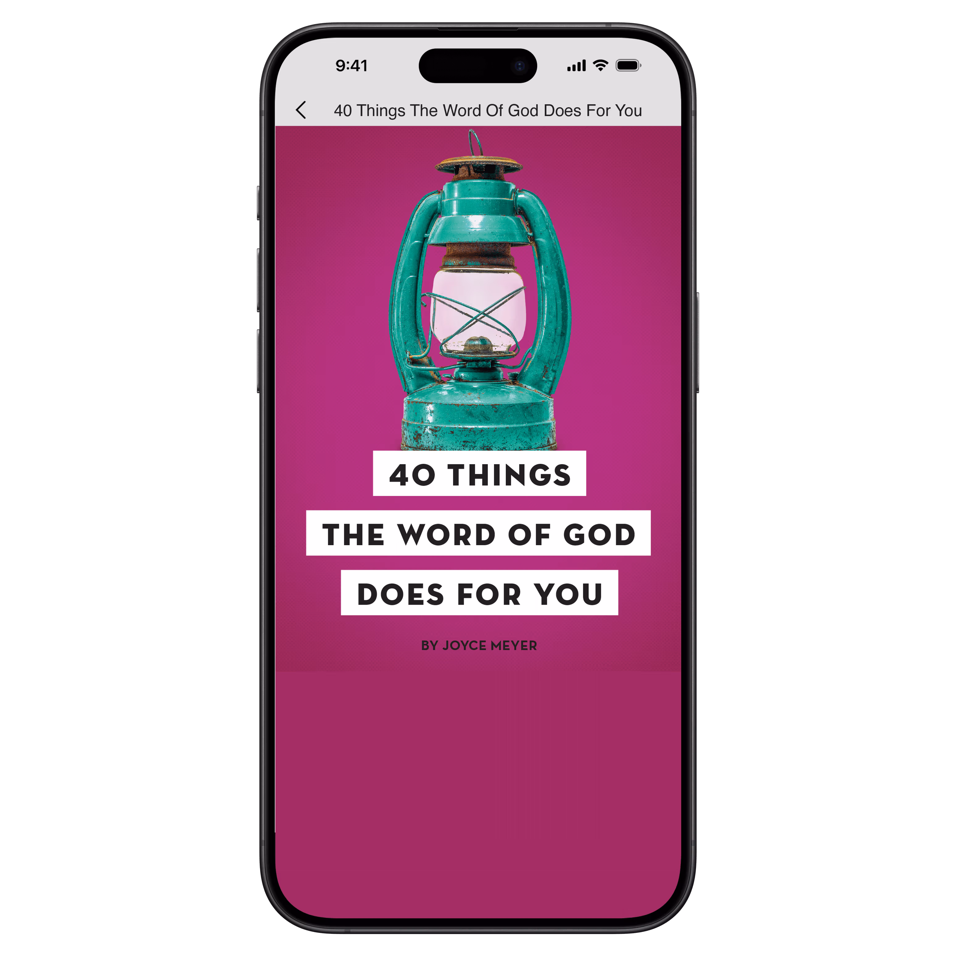 40 Things the Word of God Does for You - eBook